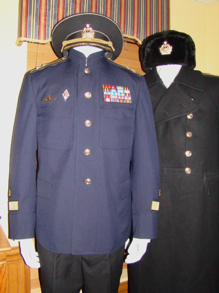 Authentic Soviet Navy 1st Captain Uniform And Overcoat Pictures, Images ...