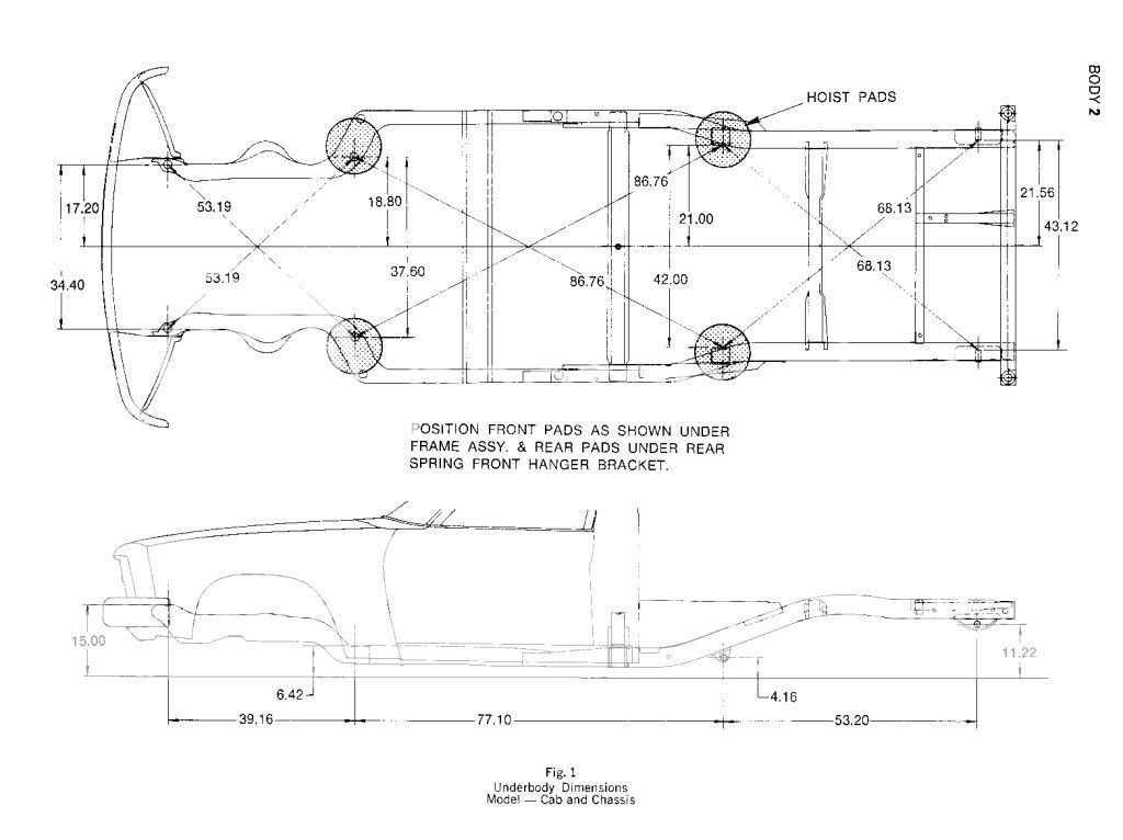 HQ one tonner chassis dimension - Ozrodders.com
