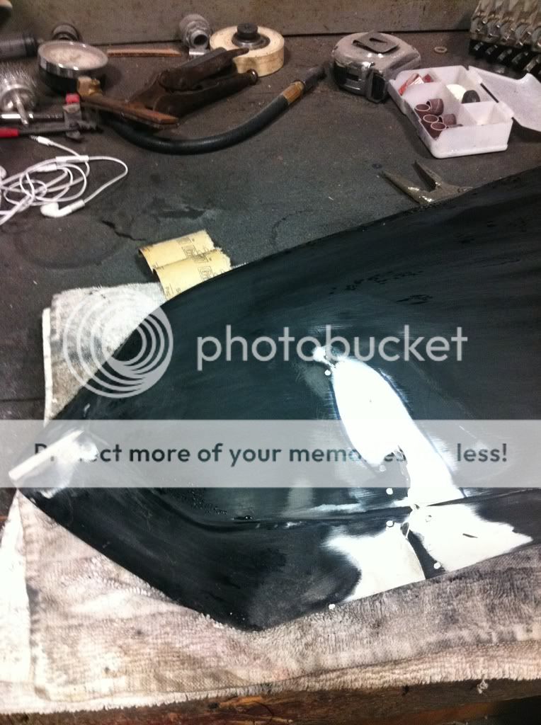 Fixed and Repainted my Firecat Hood | Snowmobile Forum