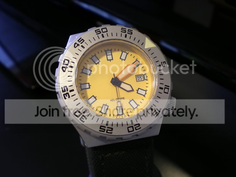 Yellow Brushed Halios Holotype FS | WatchUSeek Watch Forums